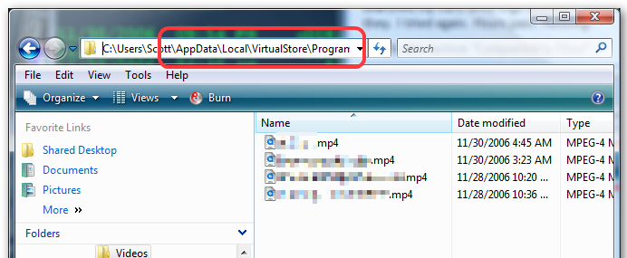 Vista's "Show Compatibility Files" and the Scrumptious Wonder that is ...